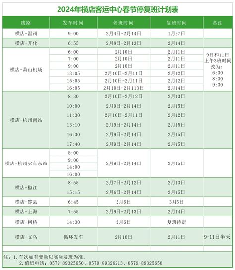 注意！春节期间营运时间有调整澎湃号·政务澎湃新闻 The Paper