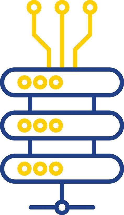 Data Network Line Two Color Icon 42853612 Vector Art At Vecteezy