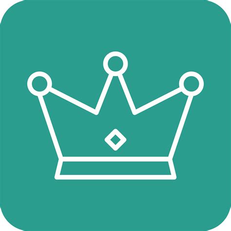 Crown Line Round Corner Background Icons 14809156 Vector Art At Vecteezy