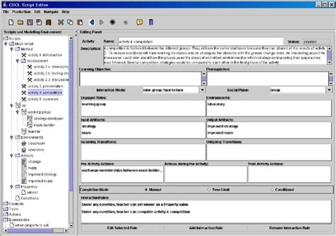 The User Interface Of The Tree Based Authoring Tool Download