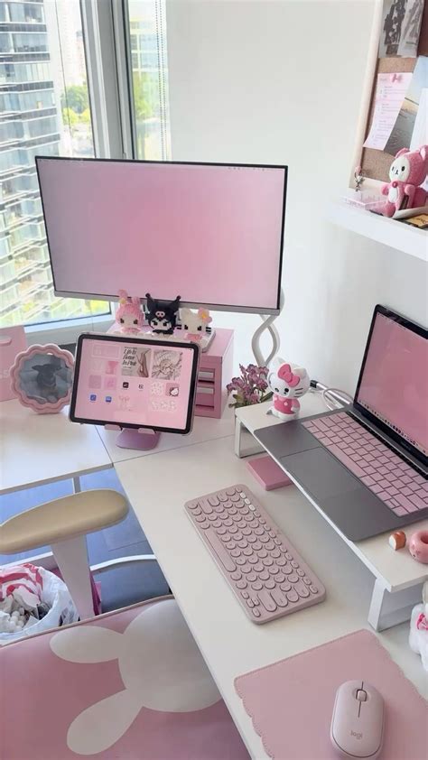 Pink Office Decor Inspo