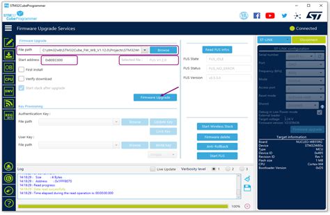 Stm32wb Bluetooth® Le Hardware Setup Stm32mcu