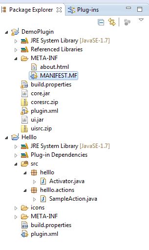 Java Loading A Eclipse Pluggin From Jar Files Stack Overflow