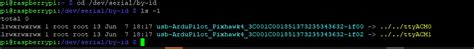 Why Raspberry Pi Seeing Two Interfaces Ttyacm0 And Ttyacm1 When Connected Via Usb To Pixhawk4