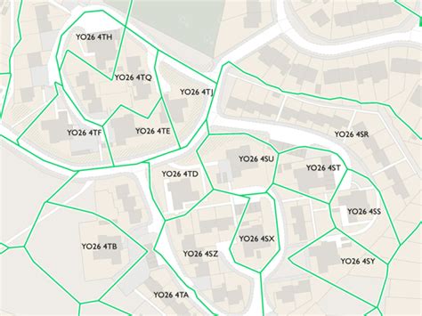 os code point with polygons uk map data europa technologies