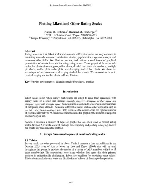 Likert Scale Plotting Pdf Pdf Likert Scale Pie Chart