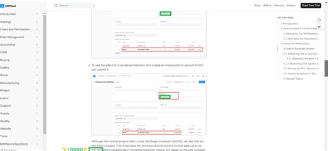 Correct Example In Documentation Of Use In Purchase Invoice In Using