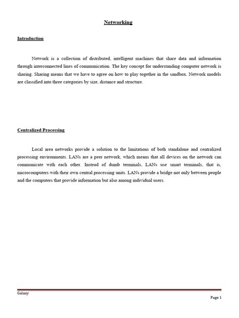 05 Networking Pdf Network Topology Computer Network