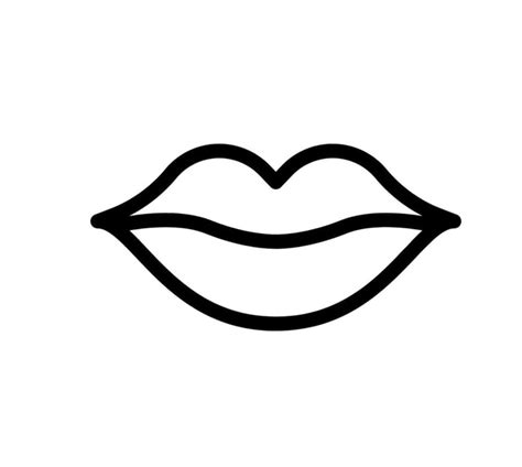 Rote Lippen Ausmalbilder Kostenlos Herunterladen Ausdrucken Oder