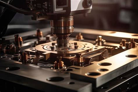 Premium Photo Cnc Laser Cutting Machine Ai Technology Generated Image