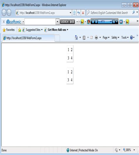 Table Control In Asp Net