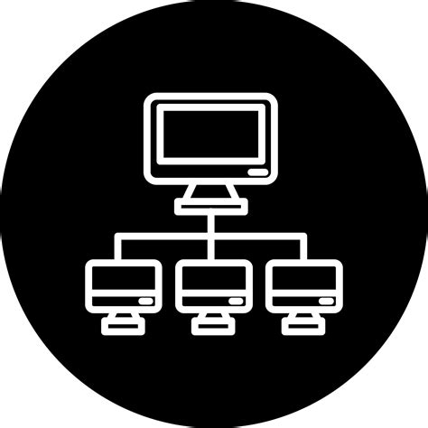 Computer Networking Vector Icon 16813593 Vector Art At Vecteezy