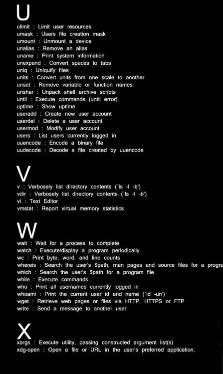 kali linux command cheat sheet tumbex