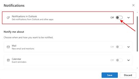 How To Turn Off Outlook Notifications
