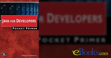 Java For Developers Pocket Primer By Oswald Campesato Ebook