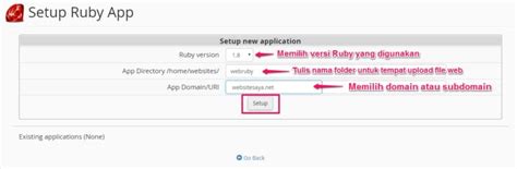 Cara Deploy Website Berbasis Ruby Di Cpanel Hosting
