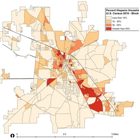 Number Of Participants By Census Block Map Of Census Block Groups In Download Scientific