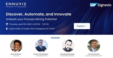Ennuviz Sapsignavio Newjersey Networking Event Ennuviz