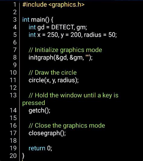 Gopal Pandey On Linkedin Cprogramming Graphicsprogramming Creativecoding Circledrawing