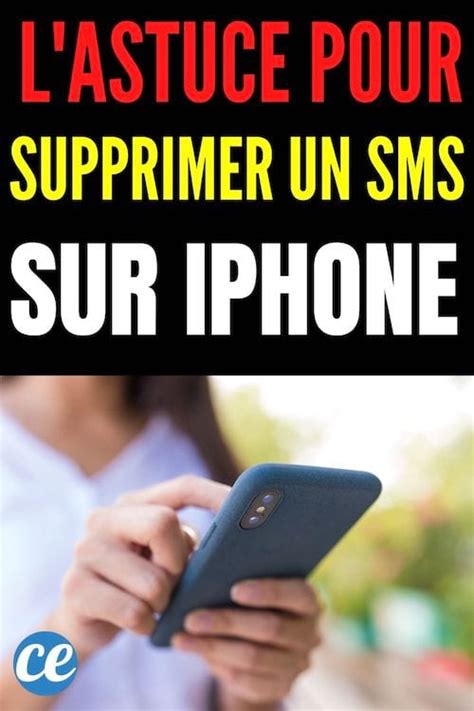 Comment Supprimer Un Sms Ou Un Message Sur Iphone Artofit