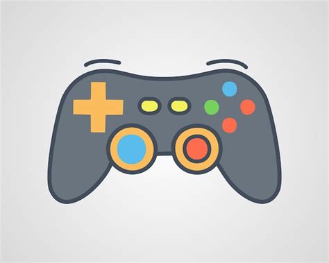 Minimalist Game Controller Icon Flat Design Vector Illustration Premium Ai Generated Vector