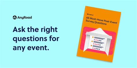 The 60 Must Have Post Event Feedback Questions AnyRoad