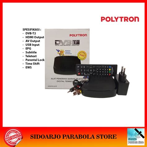 Jual Set Top Box Stb Tv Digital Dvbt2 Polytron Pdv 700t2 Dvb T2 Uhf Sni Shopee Indonesia