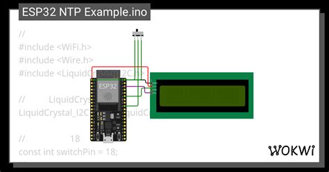 Esp32时间显示、凯撒加密 Wokwi Esp32 Stm32 Arduino Simulator