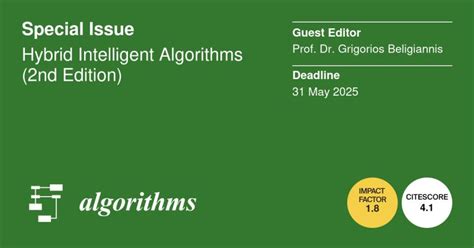 Algorithms Mdpi On Linkedin Specialissue Evolutionaryalgorithms Heuristics Neuralnetworks