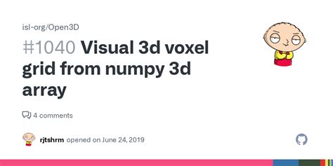 Visual 3d Voxel Grid From Numpy 3d Array · Issue 1040 · Isl Orgopen3d · Github