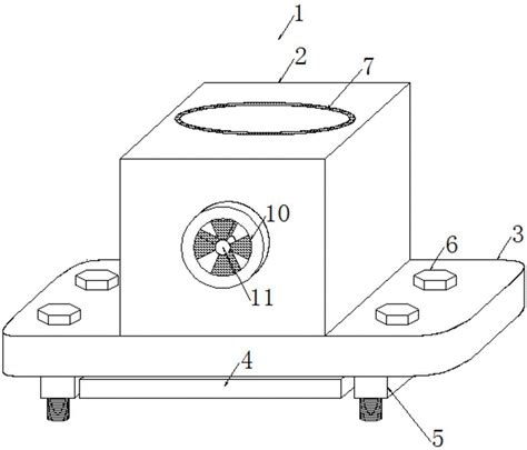 一种便于安装的电机减震座的制作方法