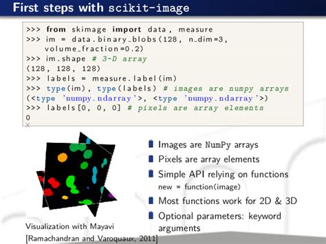 3 D Image Processing With Scikit Image And The Scientific Python