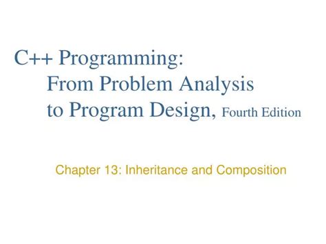 Ppt C Programming From Problem Analysis To Program Design Fourth
