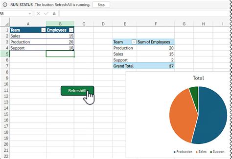 Use The Excel Action Recorder To Create A Refresh Button A Tip