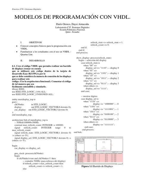 Vhdl Pdf Vhdl Áreas De Informática