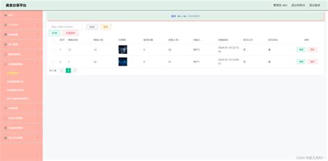 基于ssm的美食分享平台设计与实现美食菜谱分享平台的设计与实现 Csdn博客