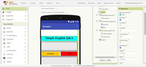 10121122 Mit App Inventor Simple English Q And A