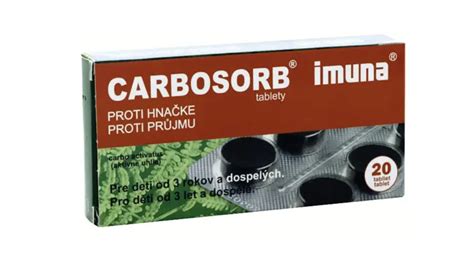 Carbosorb 320mg 20 Neobalených Tablet Alphegacz