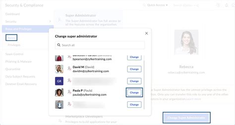 Roles And Privileges Admin Console Zoho Mail