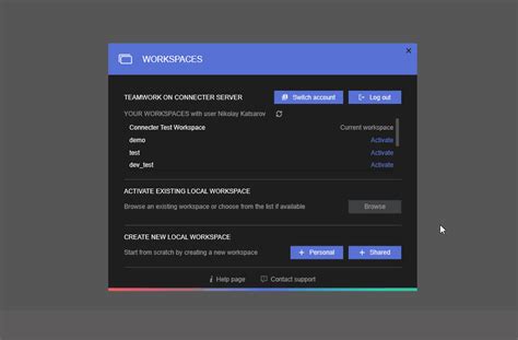 Managing Workspaces In Connecter Connecter Help Center