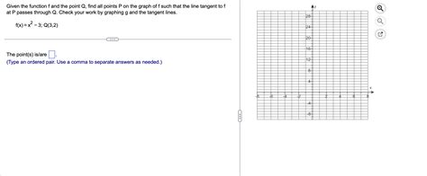 Solved Given The Function F ﻿and The Point Q ﻿find All