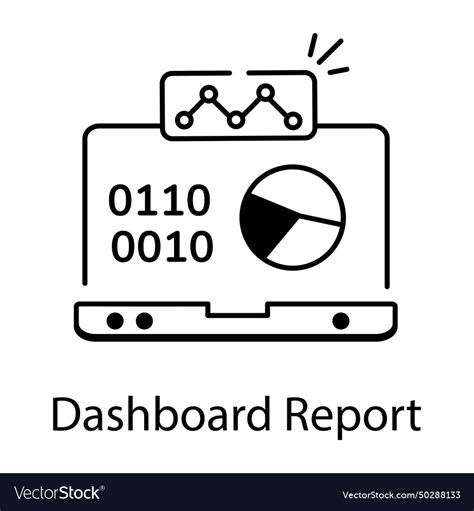 Linear Style Web Programming Icon Royalty Free Vector Image