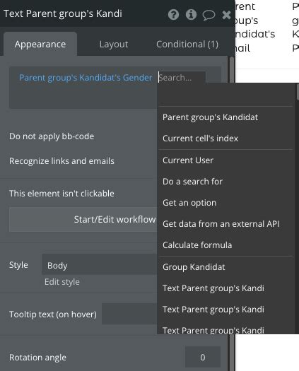 Set Relationship Between Data Types In Repeating Groups Database
