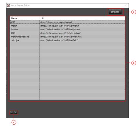 Input Settings Dovechertv