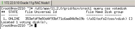 Database Administrator Workshop 11gr2 Migrating Voting Disks From Oracle Asm To Other Types Of