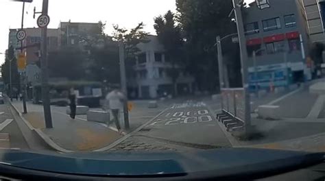 더쿠 보행자 때문에 멈췄는데 뒤에서 ‘빵빵~ 경적 울려댄 운전자의 결말