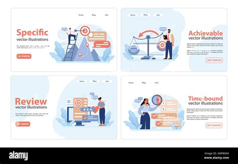 SMART Goals Set Precise Objective Visualization Measurable Targets