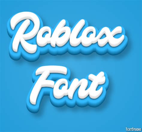 Roblox Font Text Effect And Logo Design Font