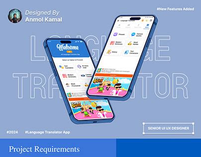 Language Translator App Ui Design Projects Photos Videos Logos Illustrations And Branding