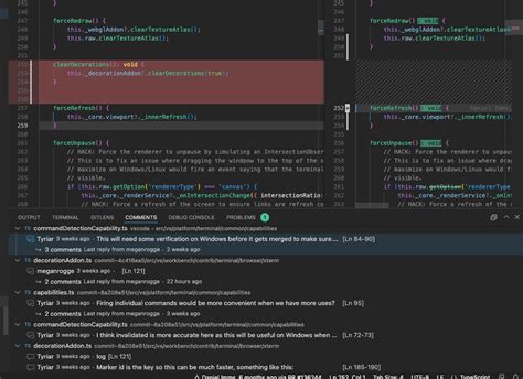 Can T Access Comment Actions When Space Is Too Narrow Issue Microsoft Vscode Github